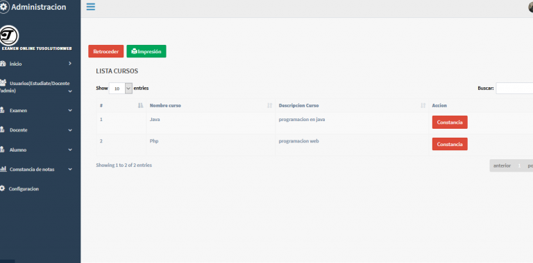 sistema de examen en linea con php y mysql - Compra Código Fuente de Sistemas en PHP, MySQL y ...