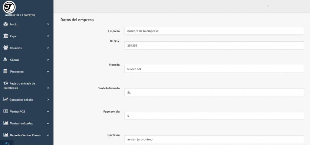 software para gimnasio con codigo fuente en php - Compra Código Fuente ...