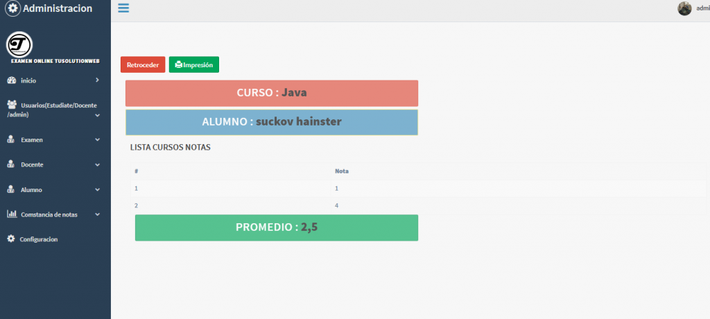 sistema de examen en linea con php y mysql - Compra Código Fuente de Sistemas en PHP, MySQL y ...