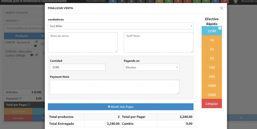 Sistema de ventas stock e inventario en codeigniter y php - Compra Código Fuente de Sistemas en ...