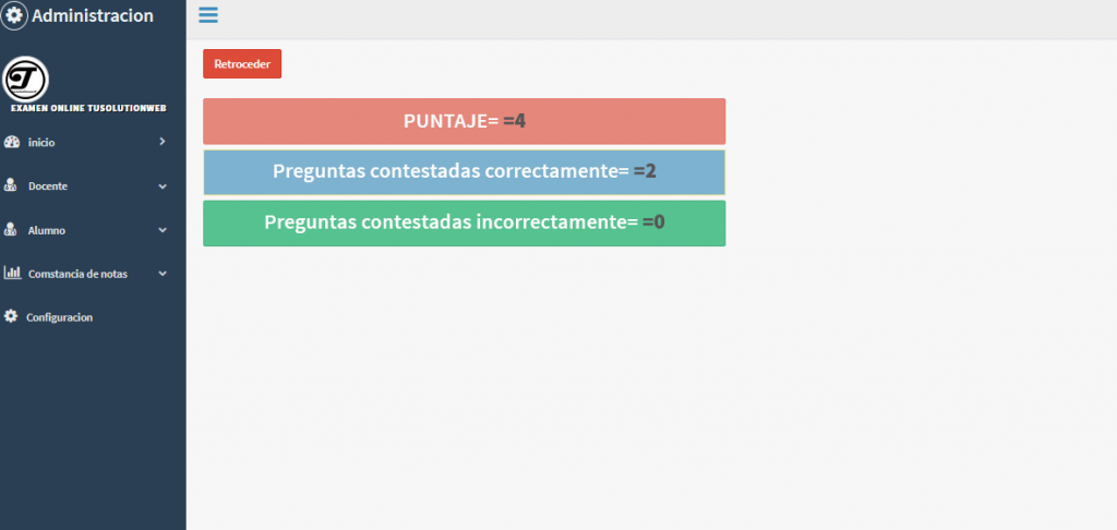 sistema de examen en linea con php y mysql - Compra Código Fuente de Sistemas en PHP, MySQL y ...