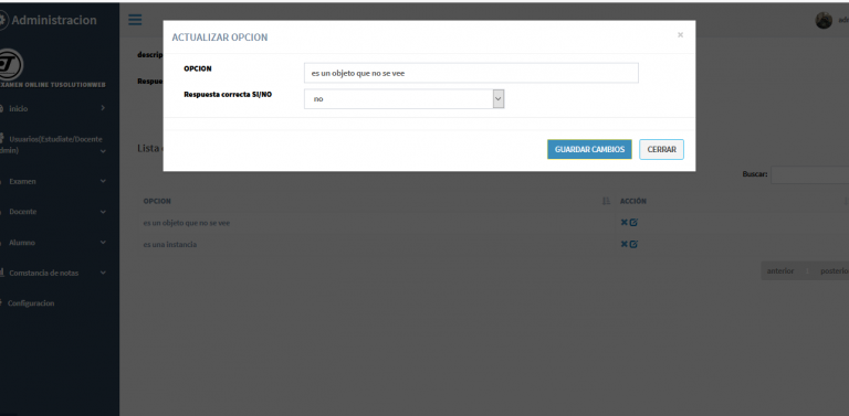 sistema de examen en linea con php y mysql - Compra Código Fuente de Sistemas en PHP, MySQL y ...