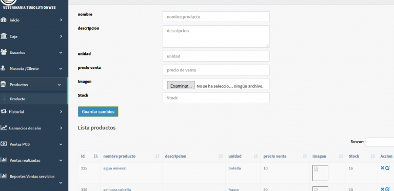 sistema de una clinica veterinaria en php mysql - Compra Código Fuente ...