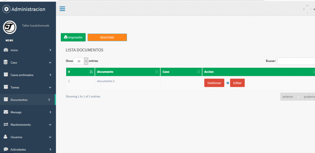 software para despachos de abogados en php mysql con codigo - Compra Código Fuente de Sistemas ...