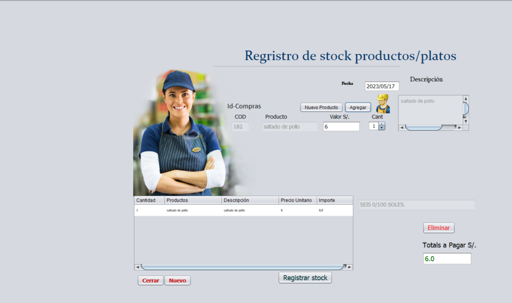 sistema de restaurante java mysql POO codigo fuente - ventas programacion