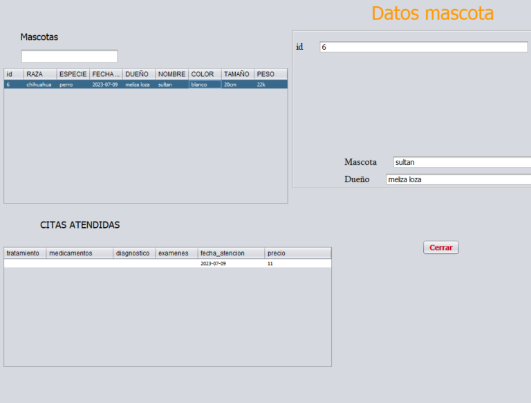 sistema de veterinaria java mysql POO codigo fuente - Compra Código Fuente de Sistemas en PHP ...
